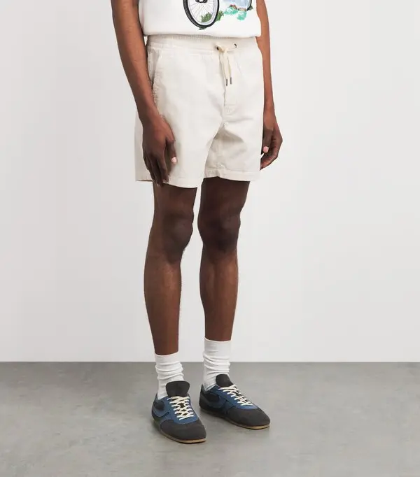 Polo Ralph Lauren Cotton Corduroy Prepster Shorts - Ivory