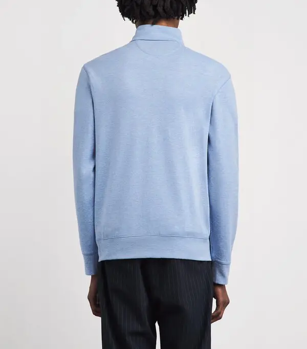 Polo Ralph Lauren Cotton Quarter-zip Sweater