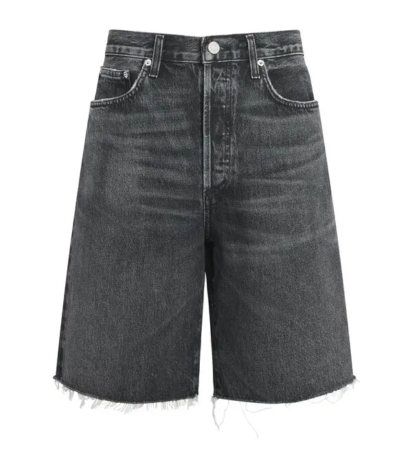 AGOLDE Anson Denim Shorts - Black