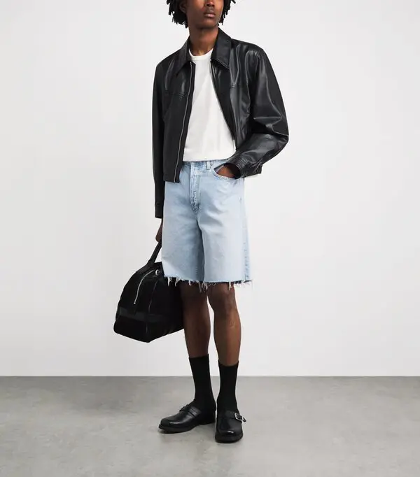 AGOLDE Anson Denim Shorts - Blue