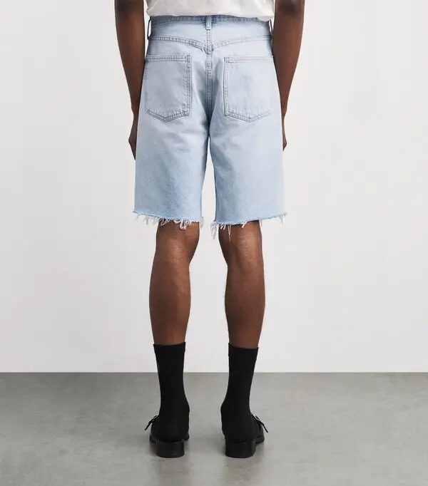 AGOLDE Anson Denim Shorts - Blue