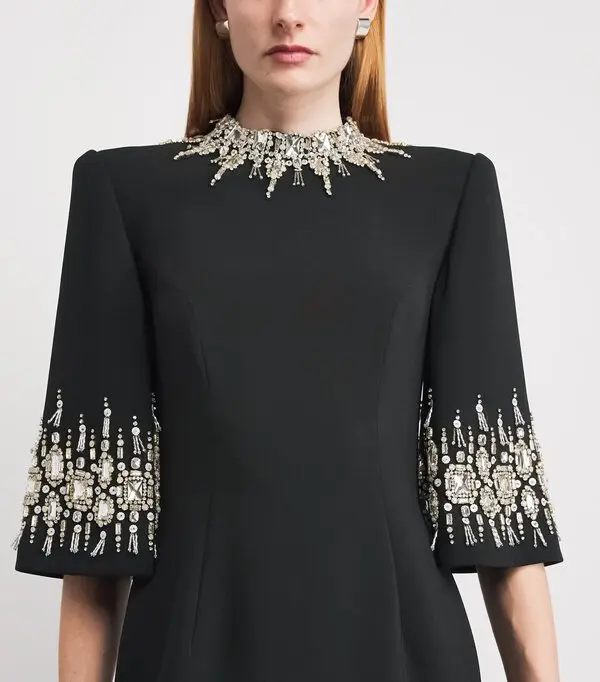 Jenny Packham High-neck Ilana Gown - Black
