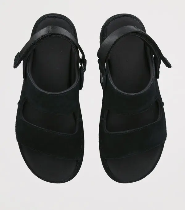 UGG Suede Goldenstar Glide Sandals - Black