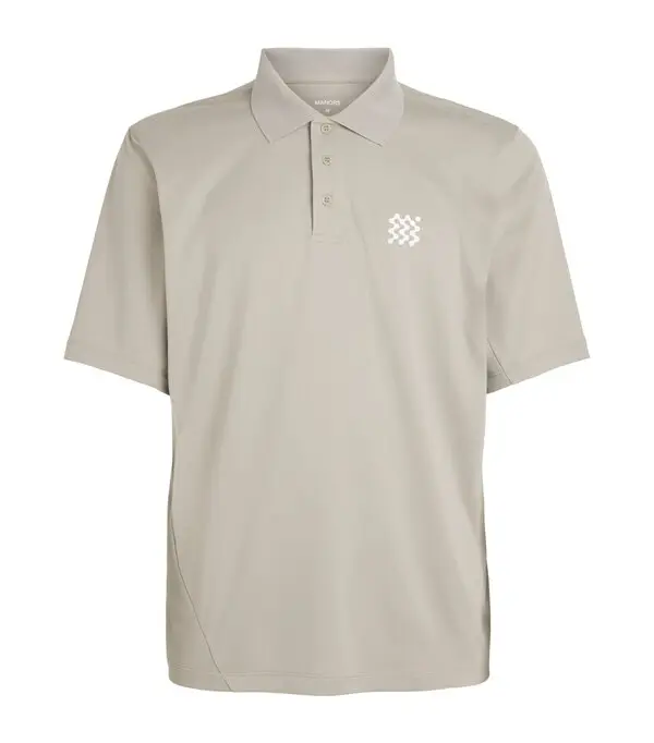 MANORS Seawool Logo Polo Shirt - Beige