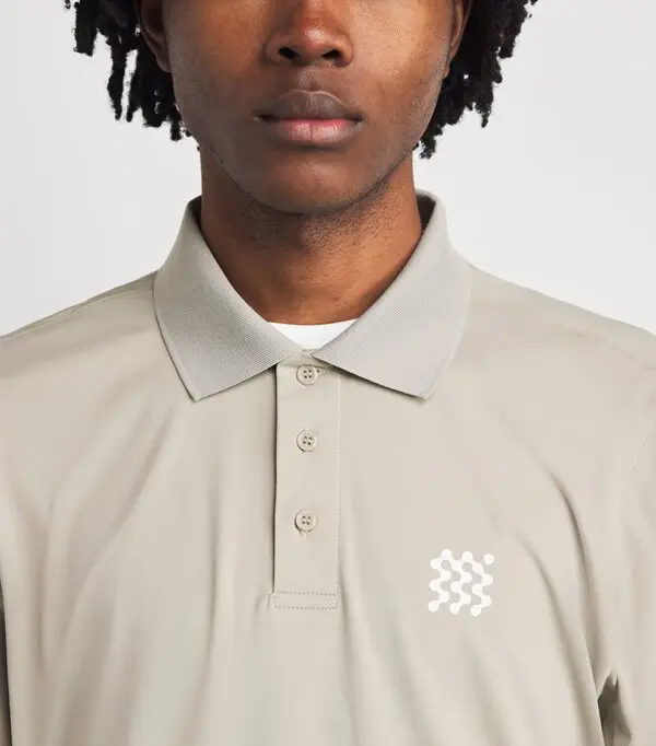 MANORS Seawool Logo Polo Shirt - Beige