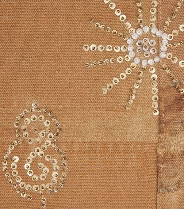 KARTIK RESEARCH Embroidered Upcycled Cotton Canvas Trousers
