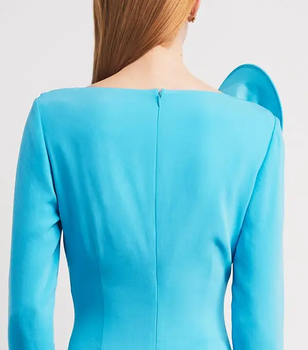 Roland Mouret Flower Appliqué Gown