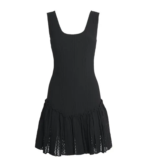 Sandro Knitted Mini Dress - Black