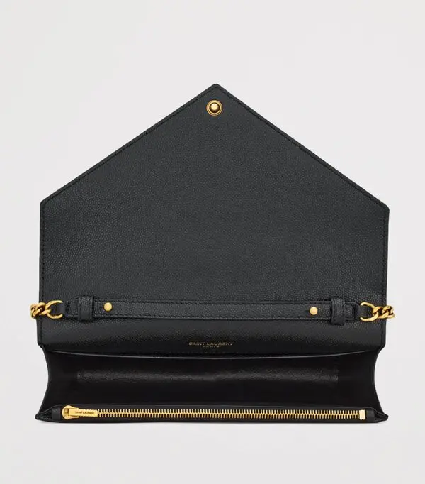 Saint Laurent Paris Envelope Chain Wallet