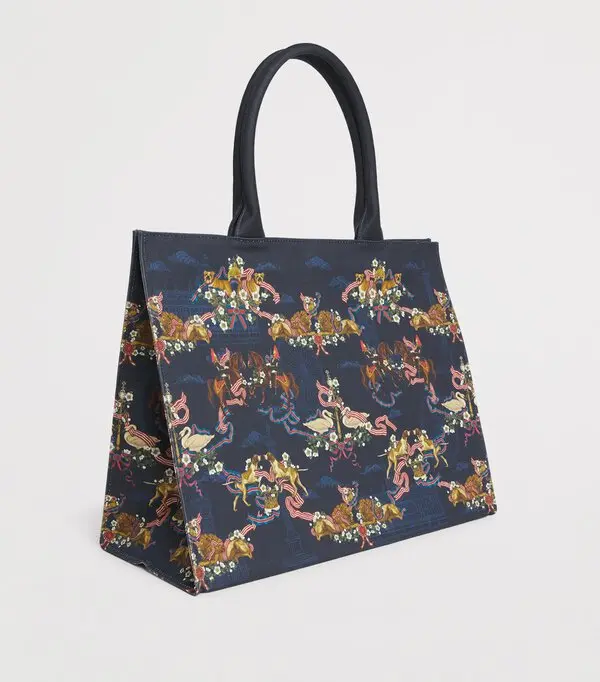 Harrods Great British Tote Bag - Navy