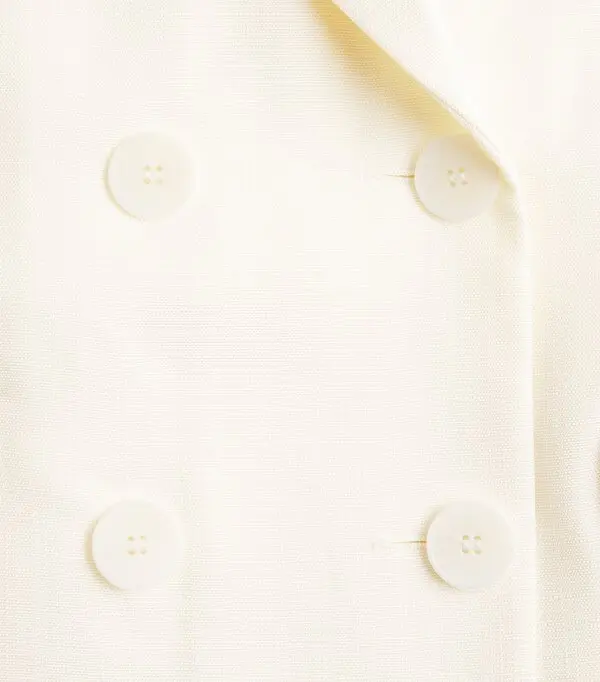 Sandro Double-breasted Blazer - Beige