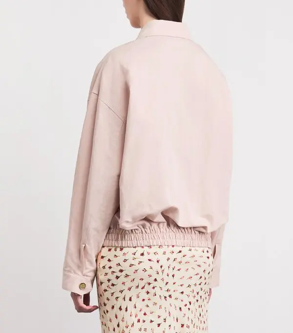 Sandro Satin Wide-leg Trousers