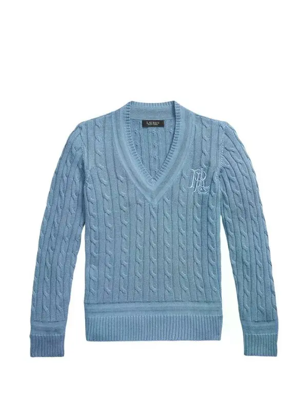 Ralph Lauren Cable-knit V-neck Sweater