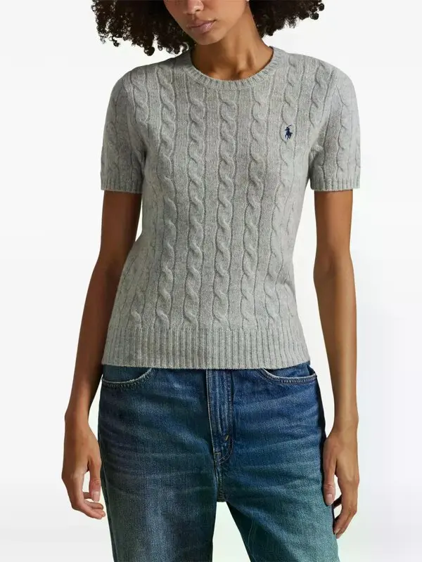 Polo Ralph Lauren Cable-knit Short-sleeve Top