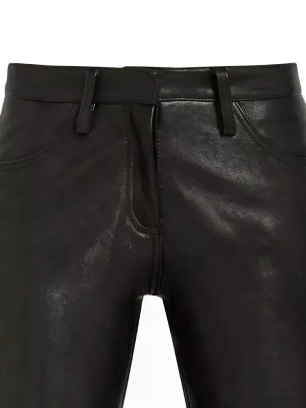 AARON ESH Paneled Leather Trousers