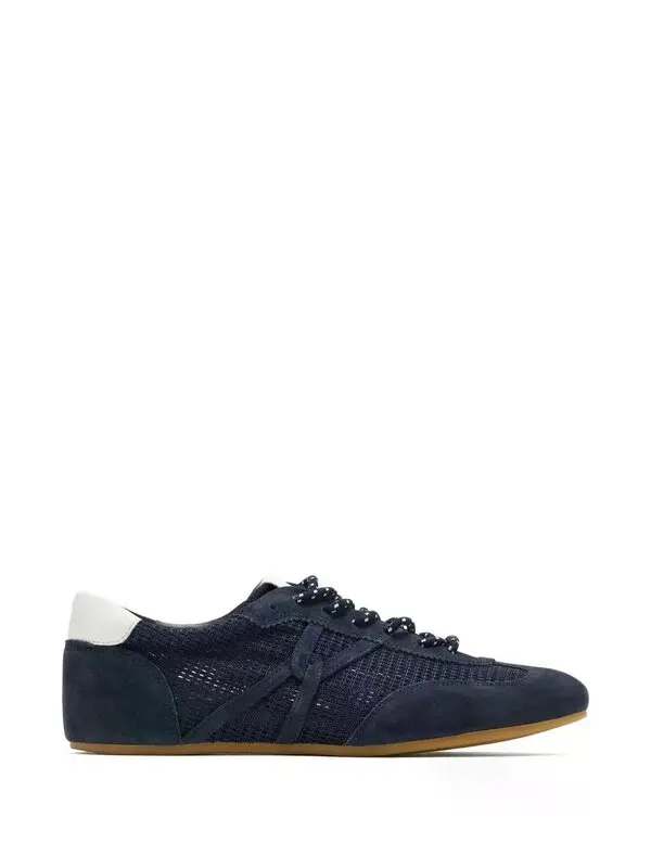 Veronica Beard Suede Weave Sneakers