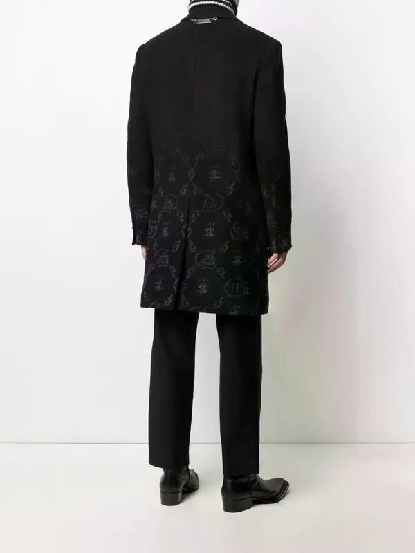Philipp Plein Monogram Jacquard Coat