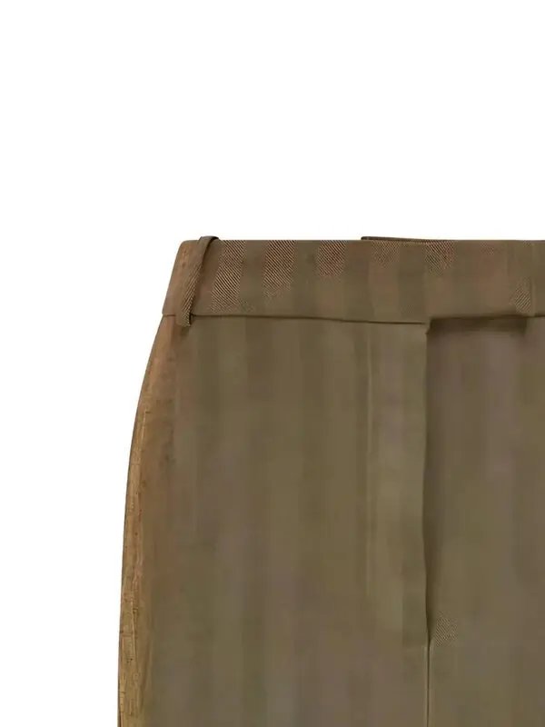 FERRAGAMO Herringbone Mini Skirt