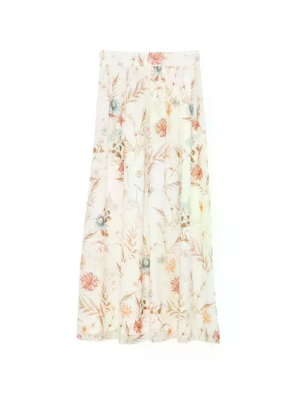Eleventy Floral Maxi Skirt