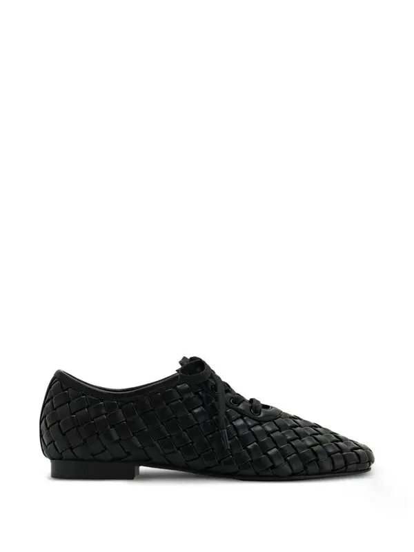 Jw Pei Kayla Woven Oxford Shoes - Black