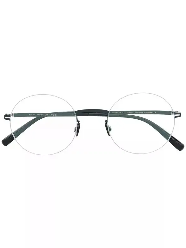 Mykita Kayo Round Frame Glasses - Silver