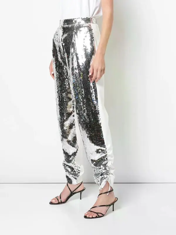 Tibi Avril Sequinned Trousers
