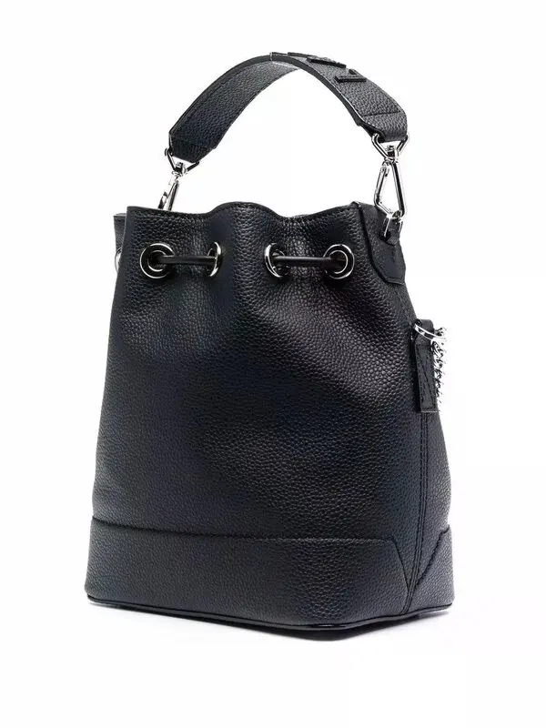LANCEL Leather Bucket Bag - Black