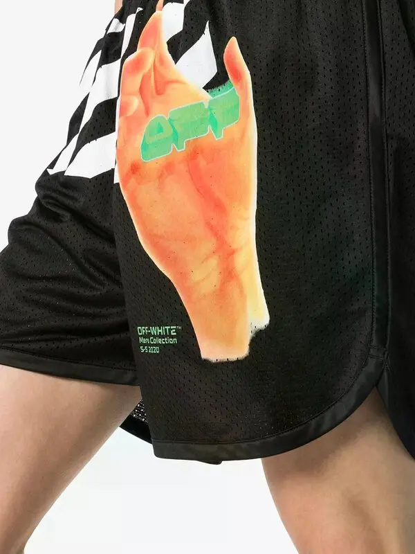 Off-White Logo Track Shorts