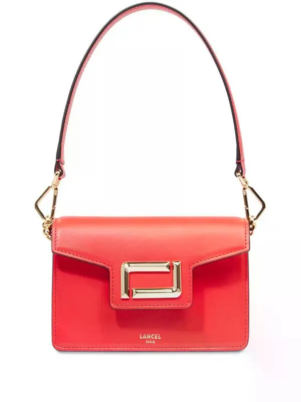 LANCEL Leather Mini Flap Bag