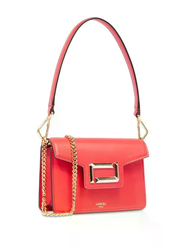 LANCEL Leather Mini Flap Bag