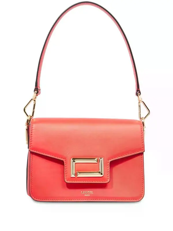 LANCEL Mini Leather Shoulder Bag - Red