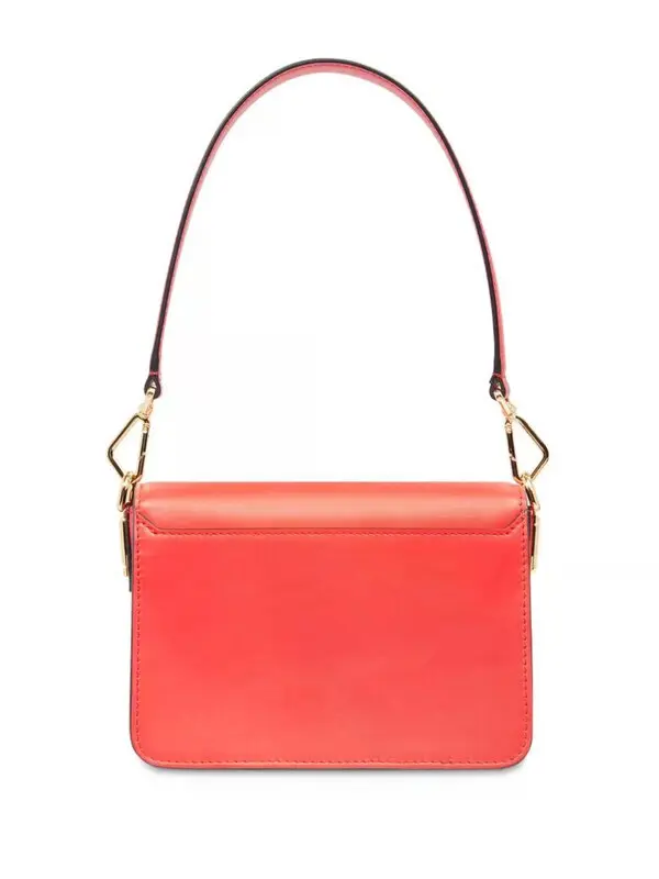 LANCEL Mini Leather Shoulder Bag - Red