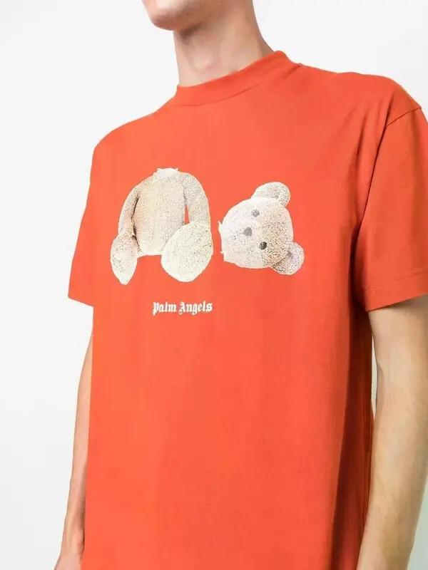 Palm Angels Teddy Bear Print T-shirt - Brown