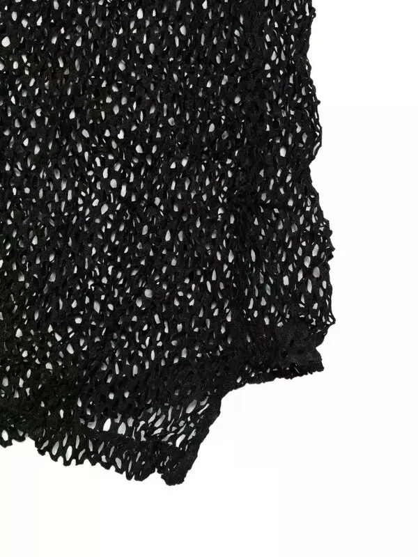 Comme Des Garçons Net Asymmetric Sleeveless Top