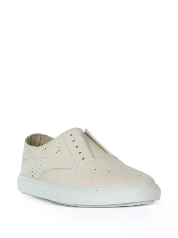 Fratelli Rossetti Hobo Perforated Slip-on Sneakers - Neutrals