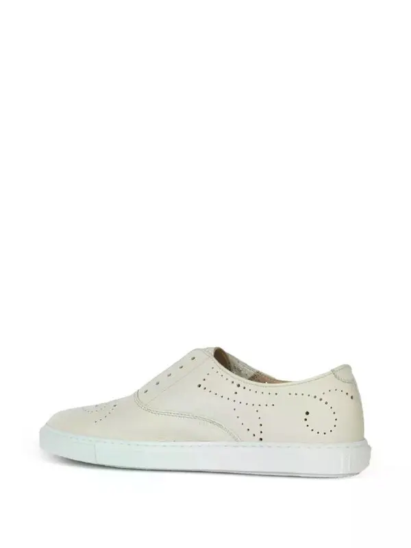 Fratelli Rossetti Hobo Perforated Slip-on Sneakers - Neutrals