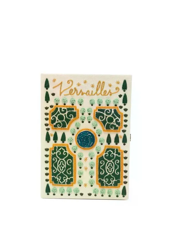 OLYMPIA LE-TAN Versailles Embroidered Clutch - Neutrals