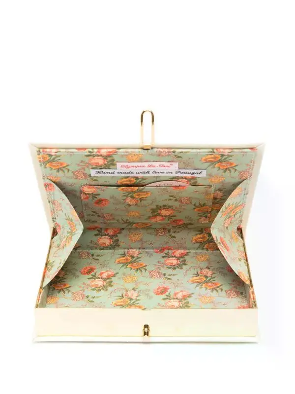 OLYMPIA LE-TAN Versailles Embroidered Clutch - Neutrals
