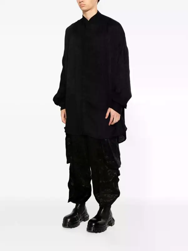 JULIUS Tuck Shirt - Black