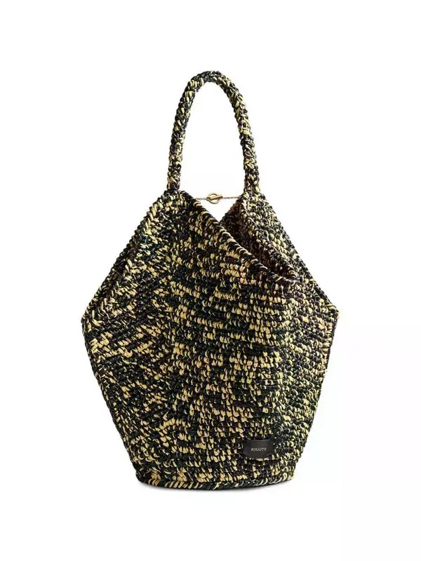 Khaite Logo-patch Tote Bag - Black