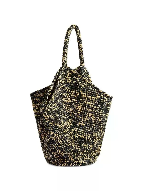 Khaite Logo-patch Tote Bag - Black