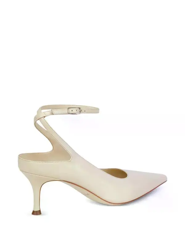 POTAMY Ankle Strap Pointed Pumps