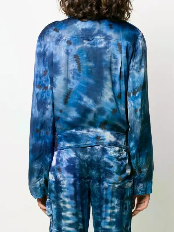 Raquel Allegra Tie-dye Print Jacket