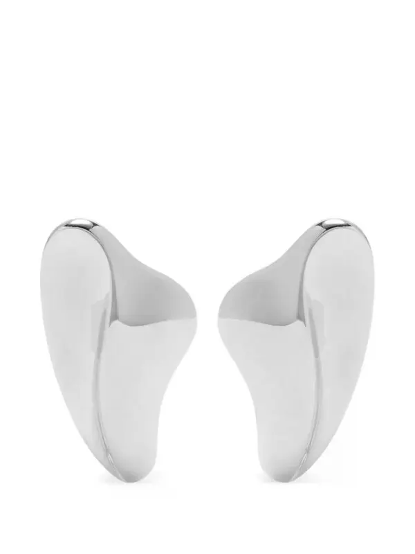 BEN-AMUN Polished Clip-on Earrings - Silver