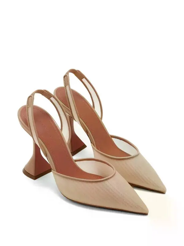 Amina Muaddi 95mm Holli Pumps