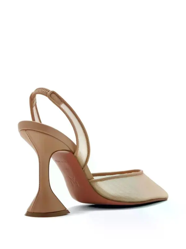 Amina Muaddi 95mm Holli Pumps
