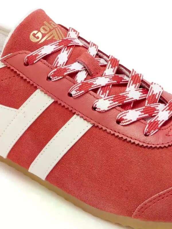 Gola Cleora Suede Lace-up Sneakers - Red