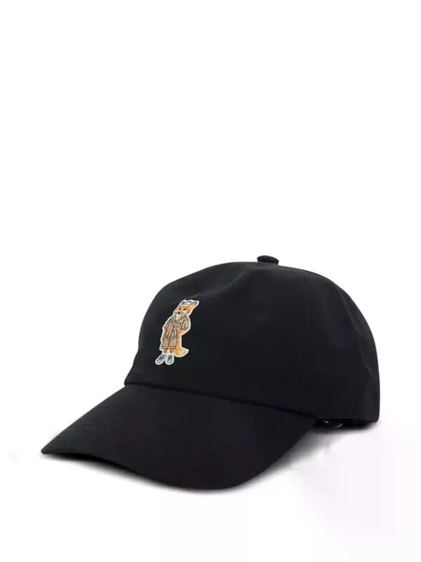 Maison Kitsuné Cotton Cap - Black