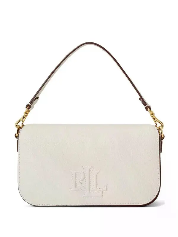 Ralph Lauren Embossed Adjustable Shoulder Bag