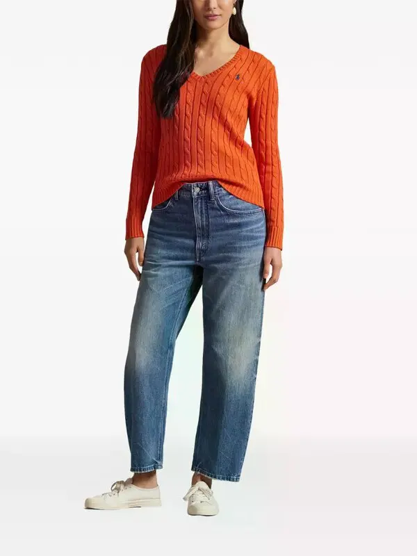 Polo Ralph Lauren Cable-knit V-neck Sweater